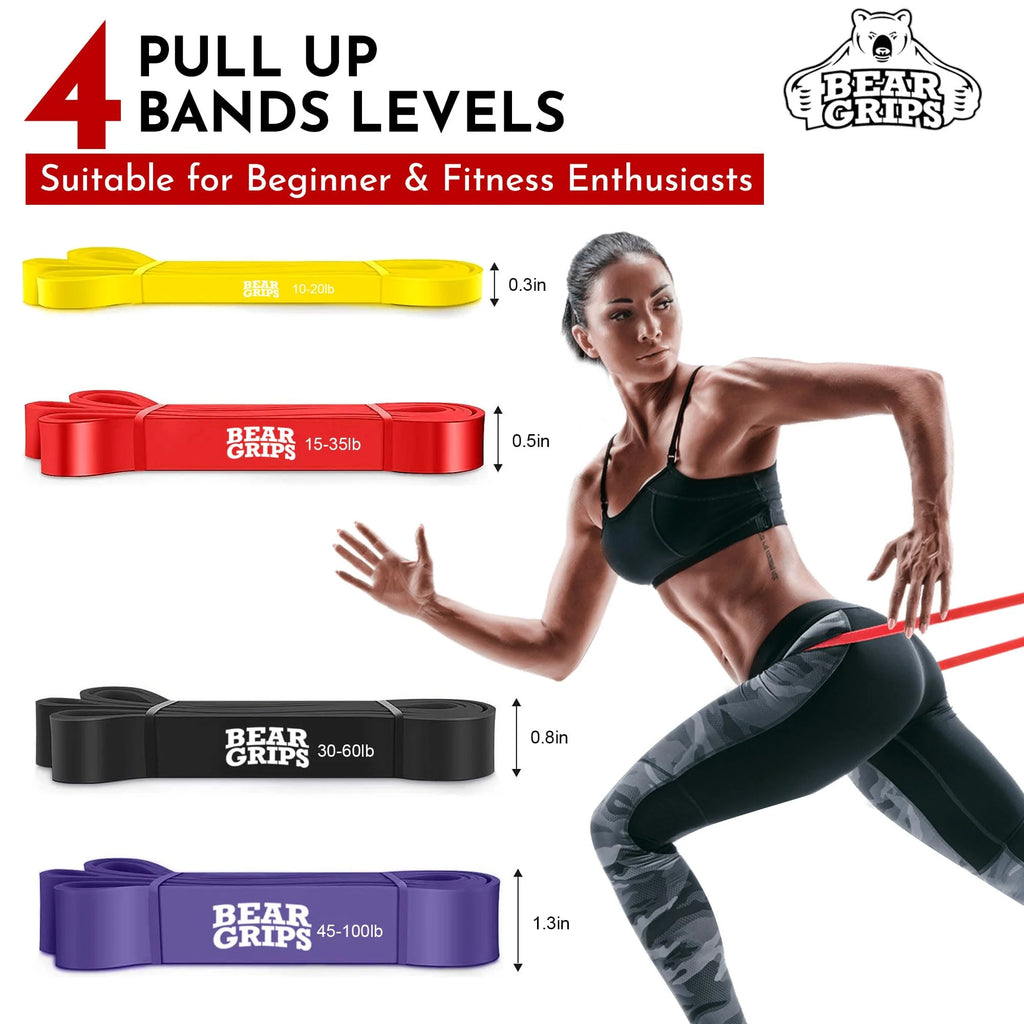 Pull Up Bands Exercises For Strong Arms, Back, & Core – BearGrips